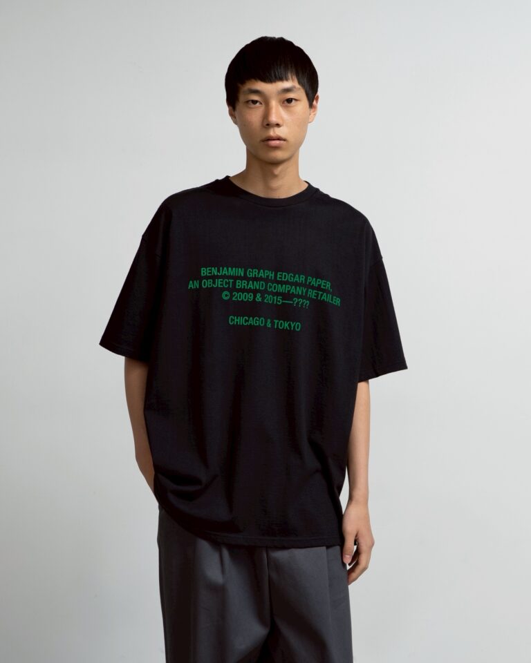 "BENJAMIN GRAPH EDGAR PAPER S/S Oversized Tee"発売のお知らせ | Graphpaper NAGOYA