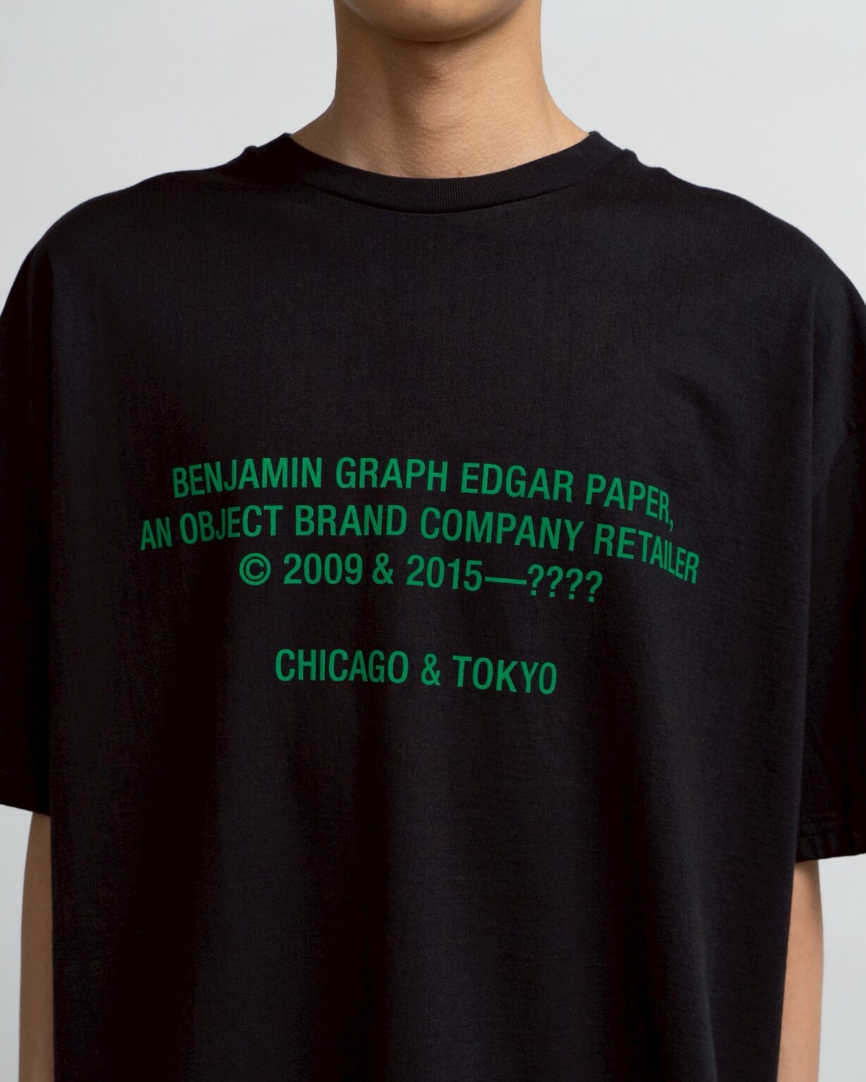 "BENJAMIN GRAPH EDGAR PAPER S/S Oversized Tee"発売のお知らせ | Graphpaper NAGOYA